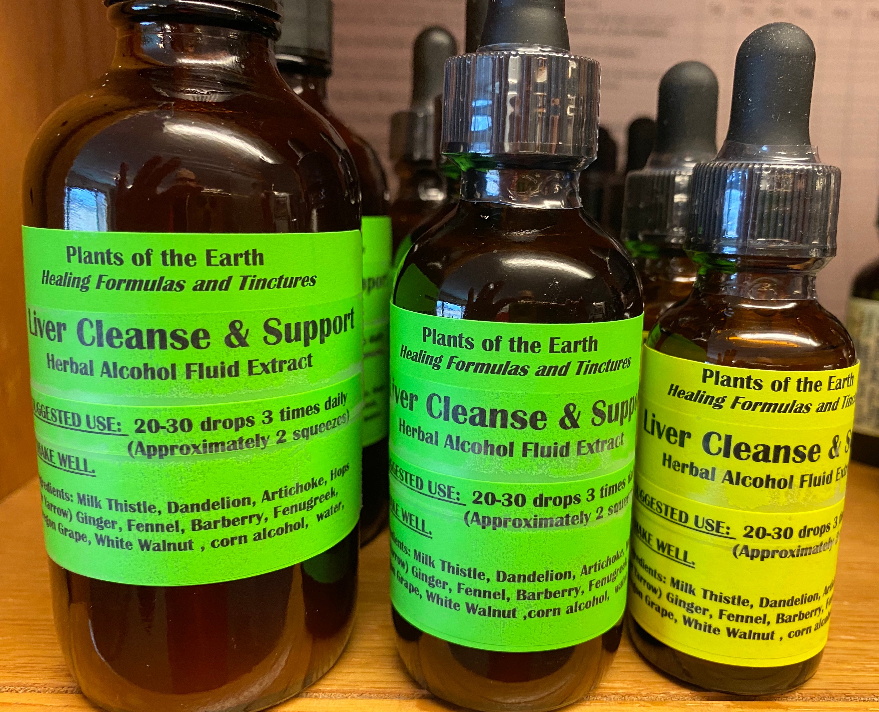 Plants of the Earth Liver Cleanse & Support. Herbal Alcohol Fluid ...
